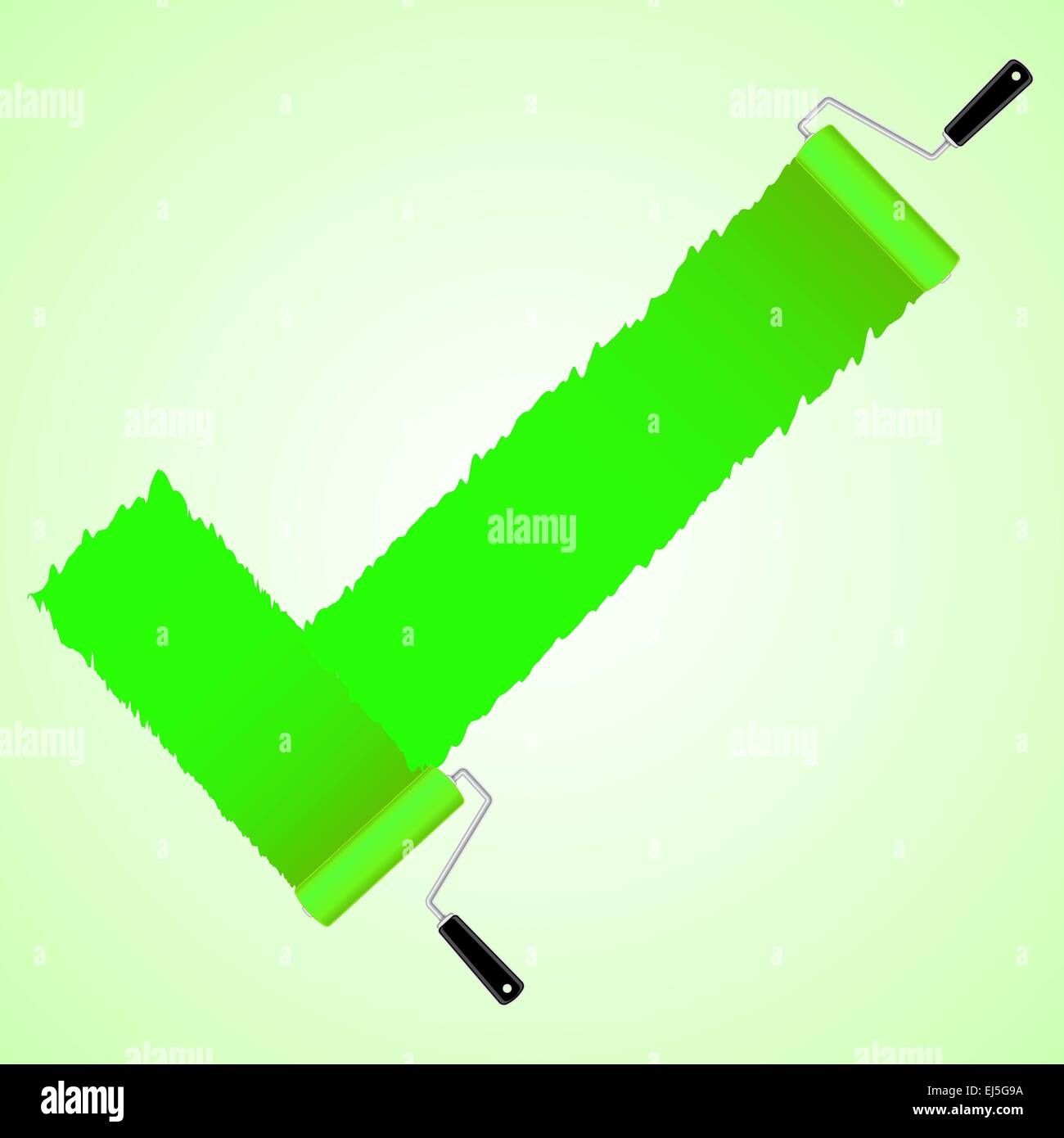 Green yes tick symbol hi-res stock photography and images - Alamy