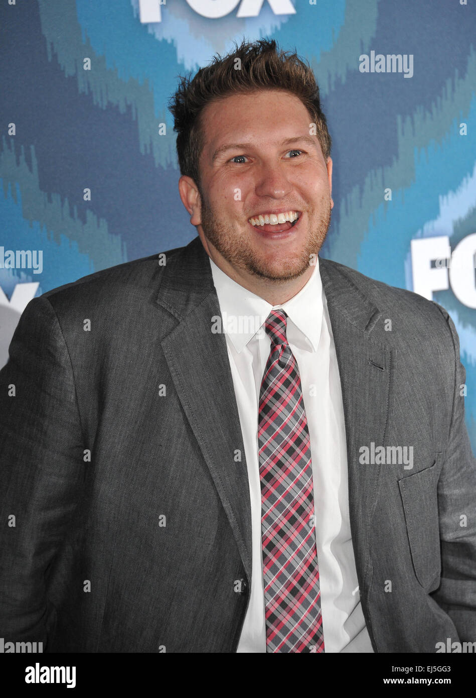 PASADENA, CA - JANUARY 17, 2015: Nate Torrence at the Fox Winter TCA ...
