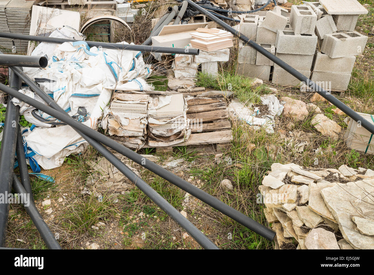 Perfectly good construction materials dumped, a real estate crisis ...