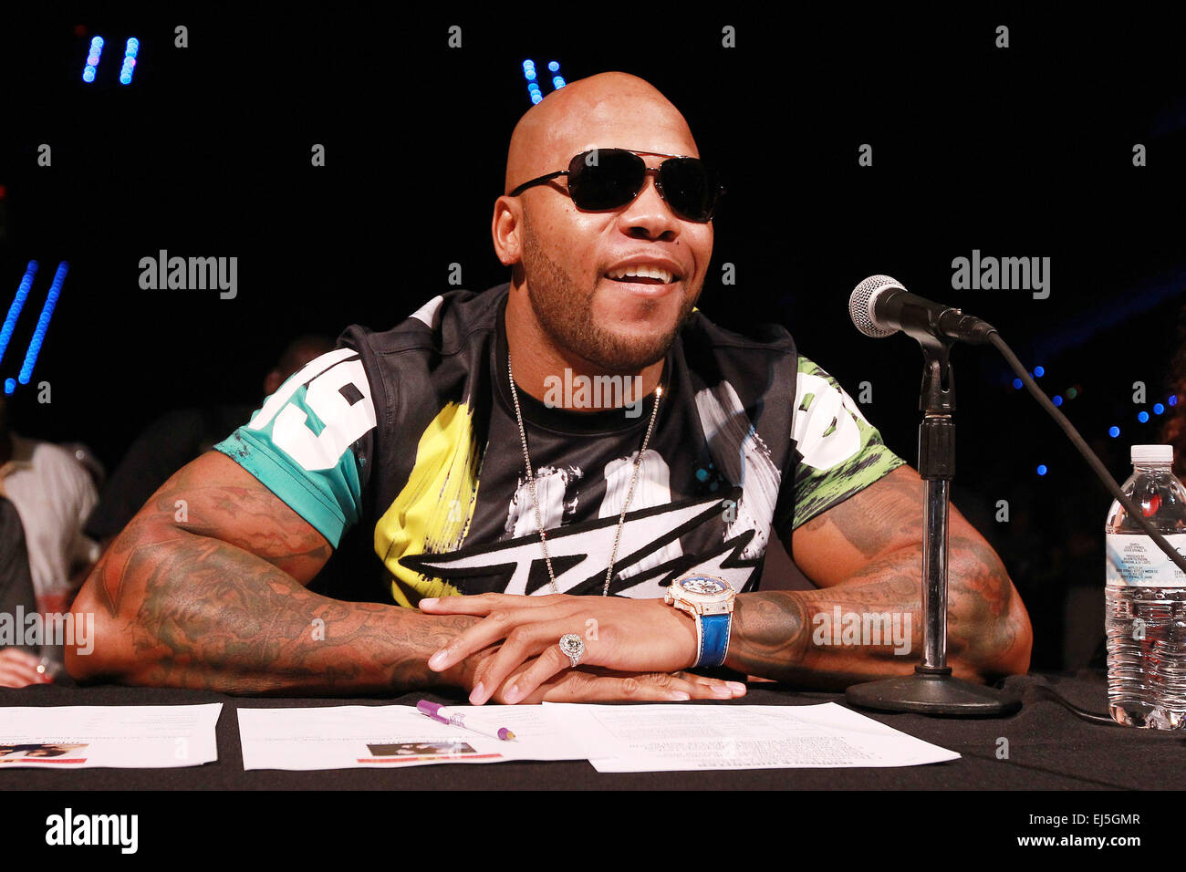 Flo Rida performs a private show at Hard Rock Live on his 35th birthday ...
