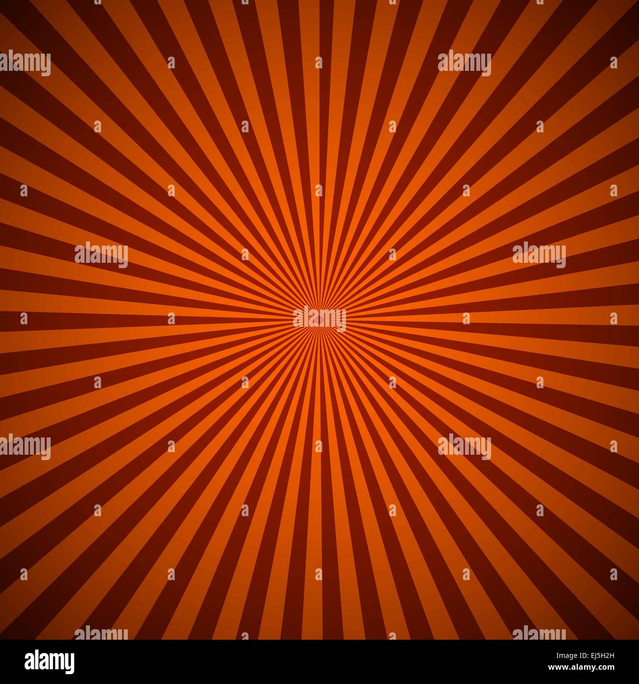 Orange radial rays abstract background, vector illustration Stock ...