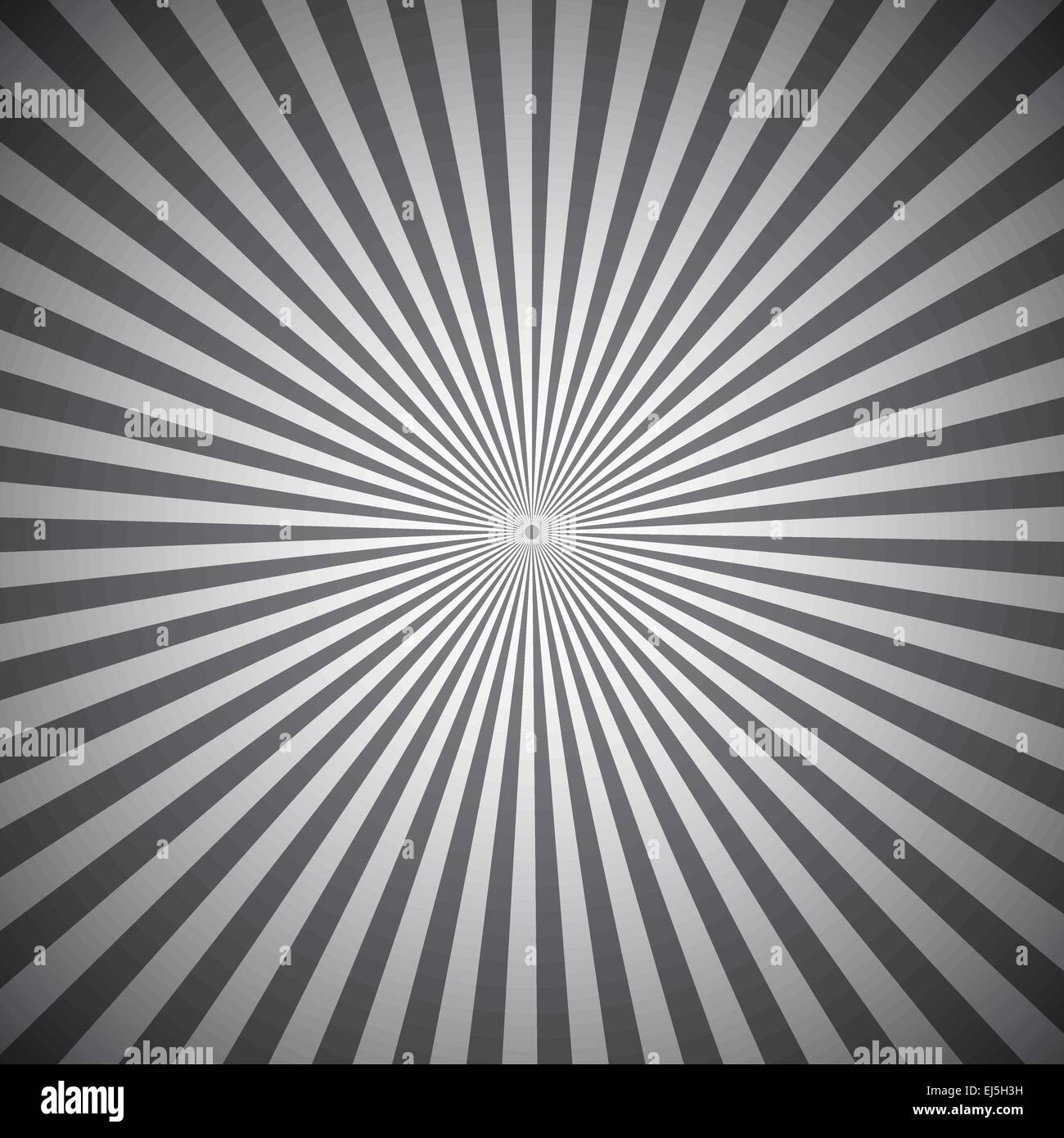 Gray radial rays abstract background, vector illustration Stock Vector ...