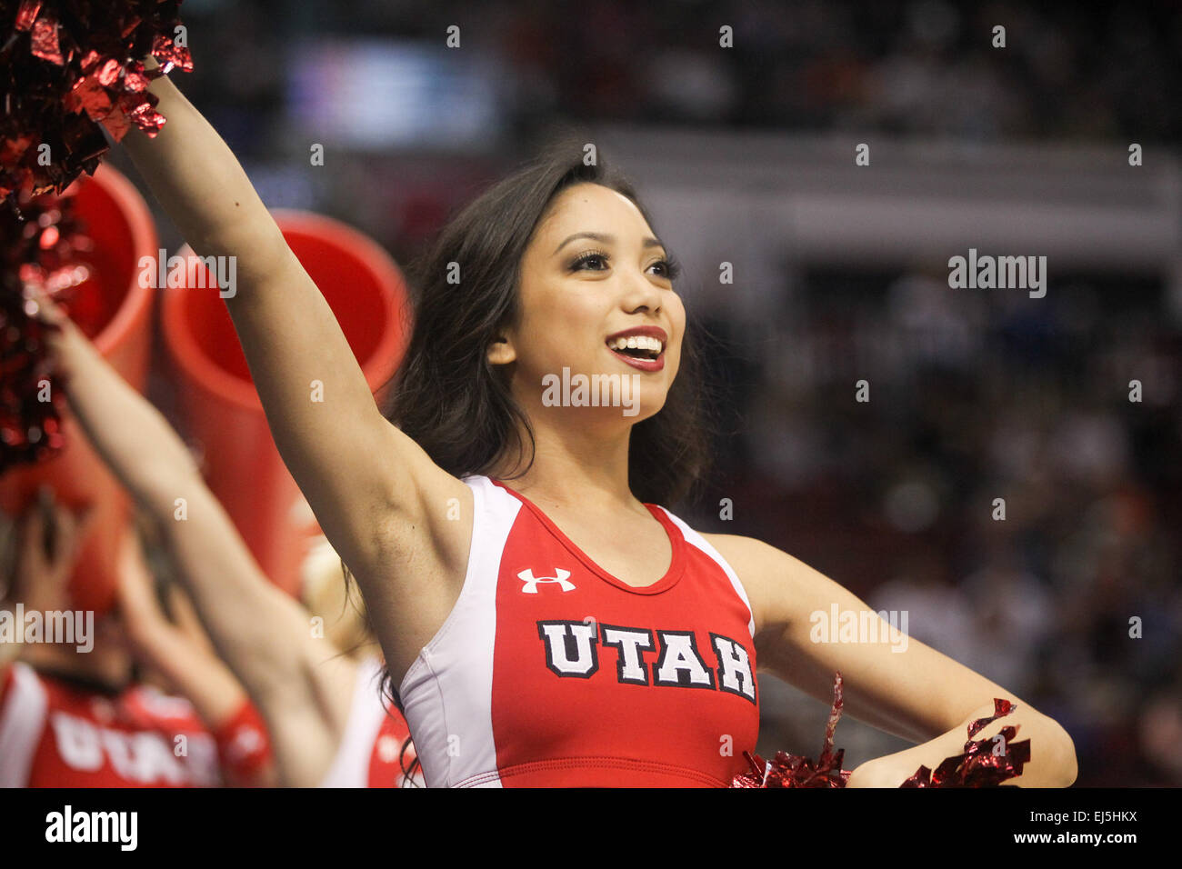 Utah utes cheerleaders hi-res stock photography and images - Alamy