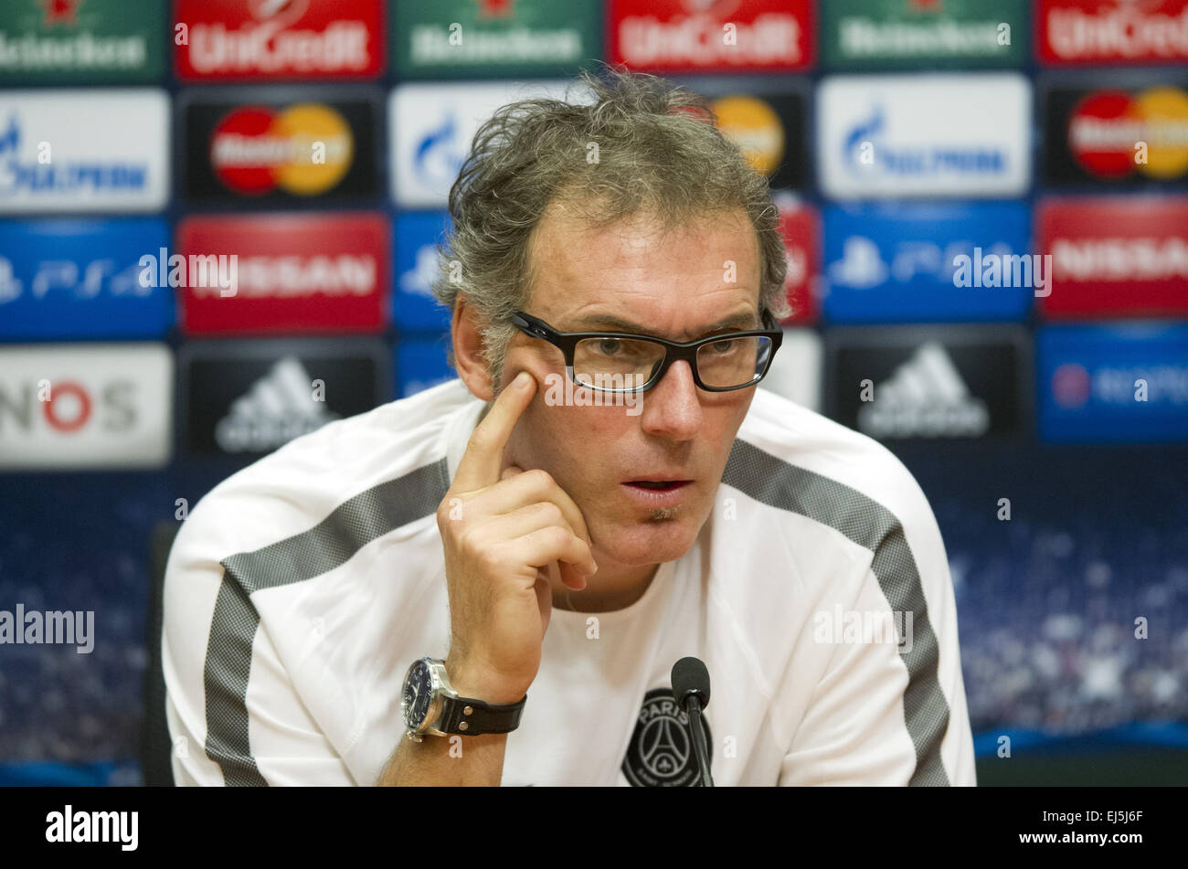 Paris Saint Germain UEFA Champions League press conference held at the ...