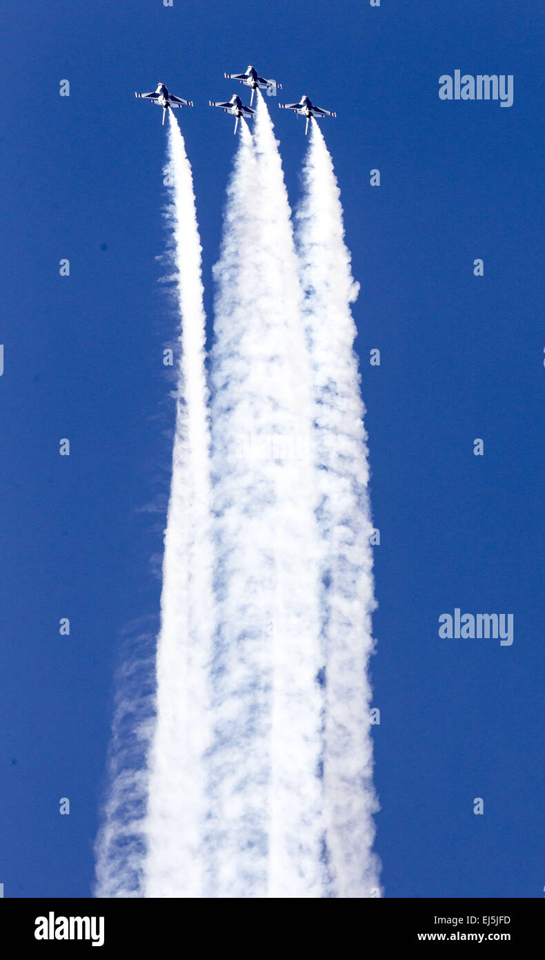 Los Angeles, California, USA. 21st Mar, 2015. F-16 Fighting Falcons of ...