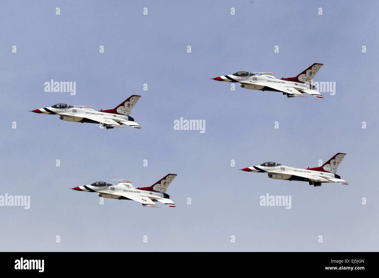Los Angeles, California, USA. 21st Mar, 2015. F-16 Fighting Falcons of ...