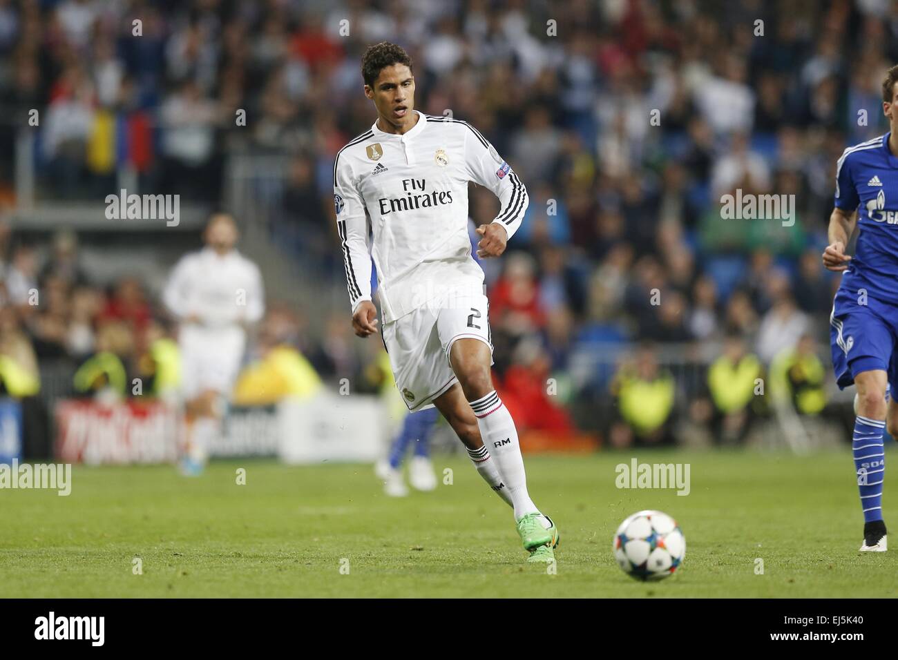 Madrid, Spain. 10th Mar, 2014. Raphael Varane (Real) Football/Soccer ...