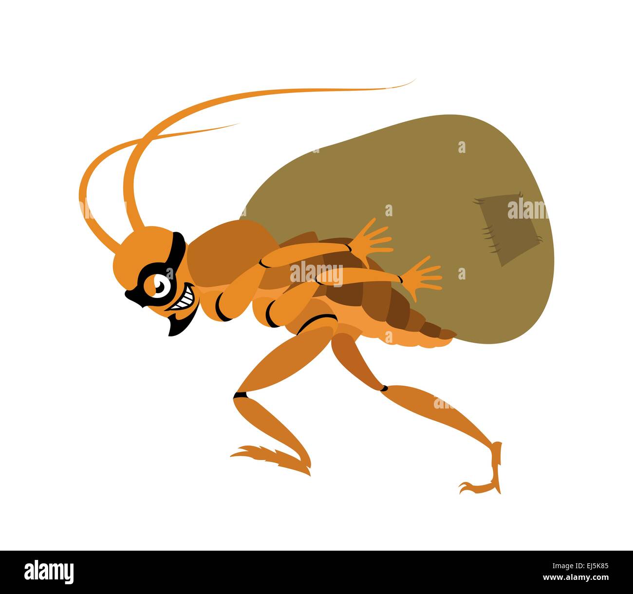 Vector illustration cartoon cockroach hi-res stock photography and ...