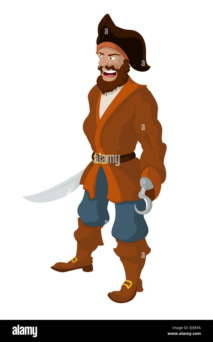 Pirate clip art hi-res stock photography and images - Alamy