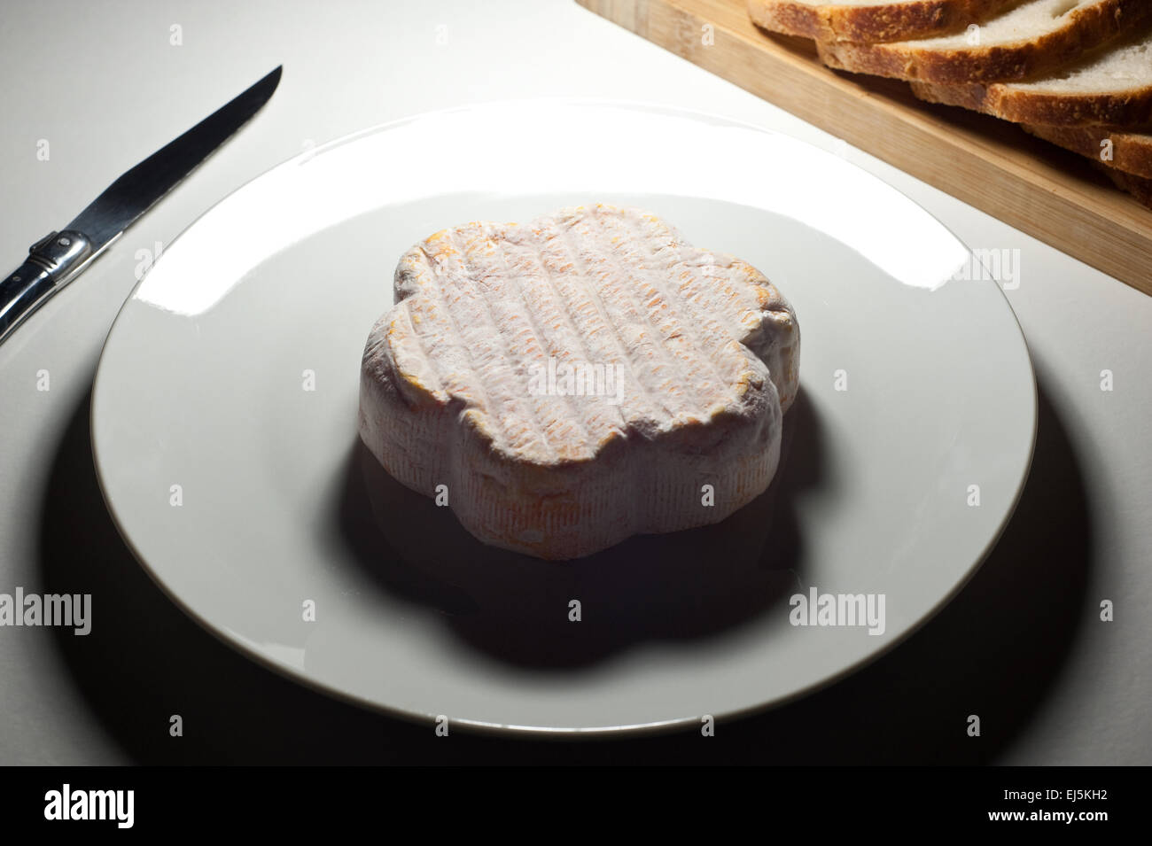 Saint Albray cheese Stock Photo - Alamy