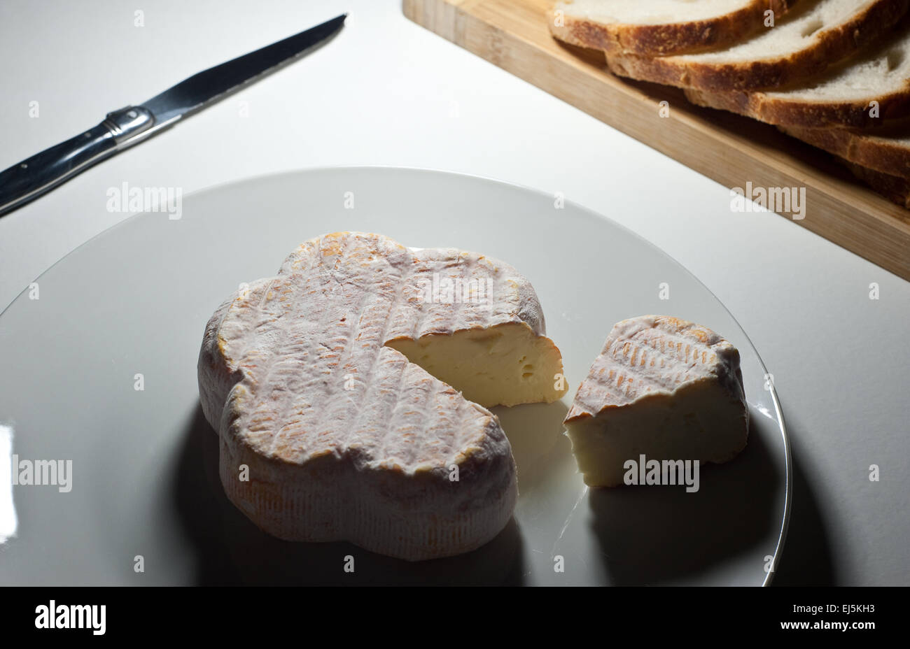 Saint Albray cheese Stock Photo - Alamy