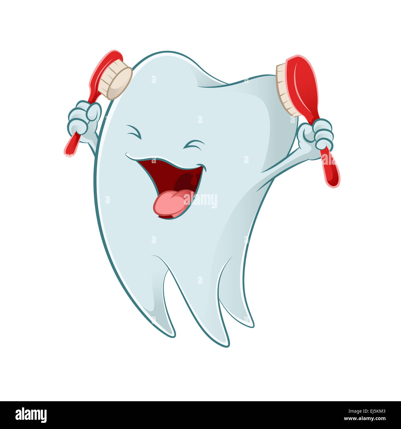 Toothpaste smiling Cut Out Stock Images & Pictures - Alamy