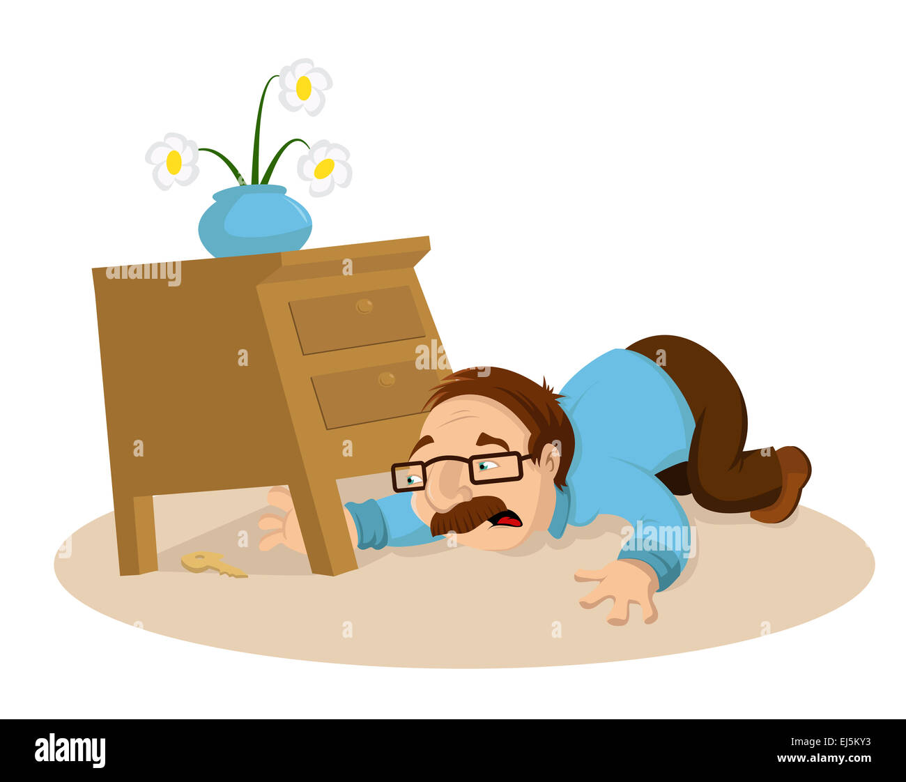 Vector image of the Father founding keys Stock Photo - Alamy