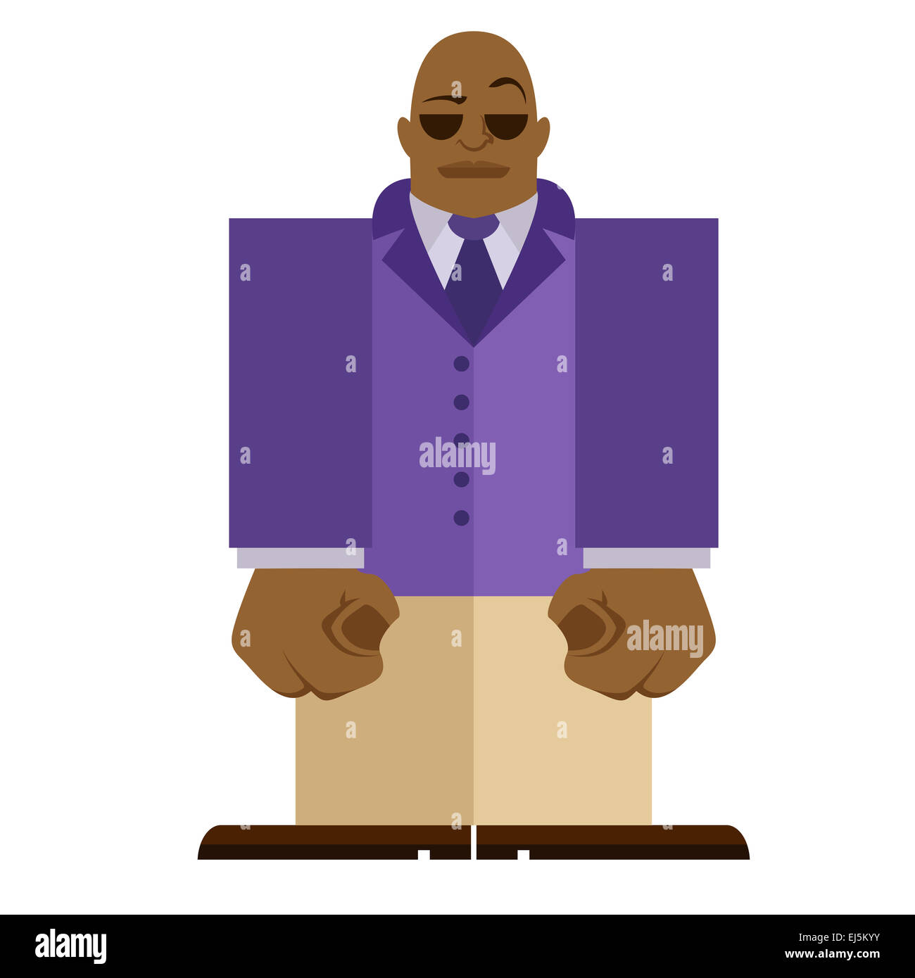 Vector image big cartoon Cut Out Stock Images & Pictures - Alamy