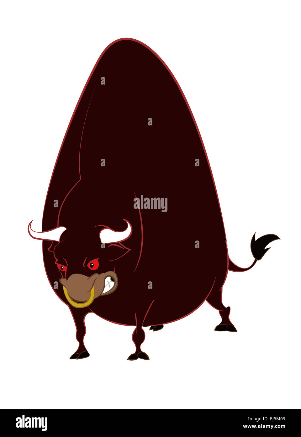 Angry looking bull hi-res stock photography and images - Alamy