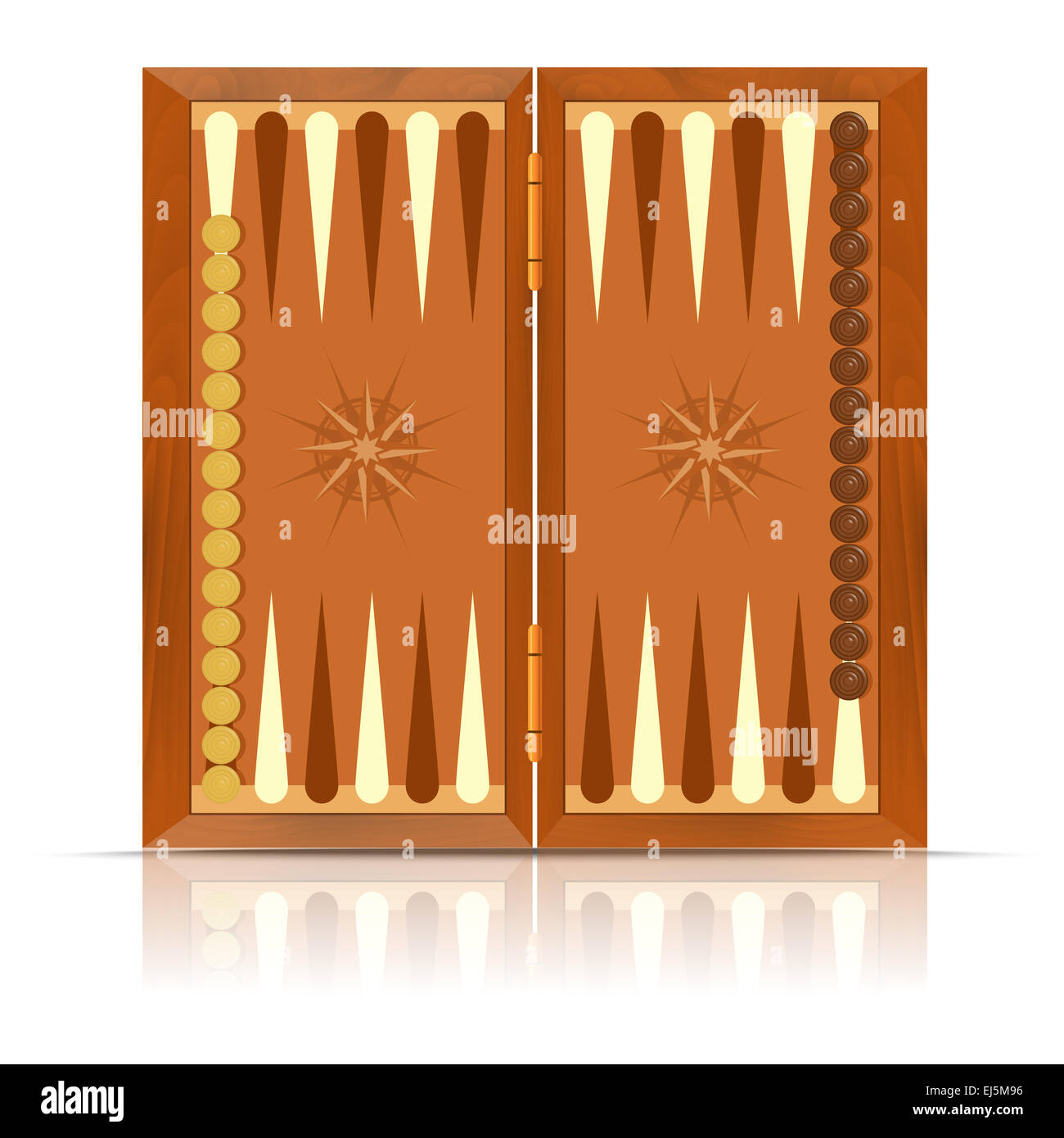 Vector image of an icon of Backgammon Stock Photo - Alamy