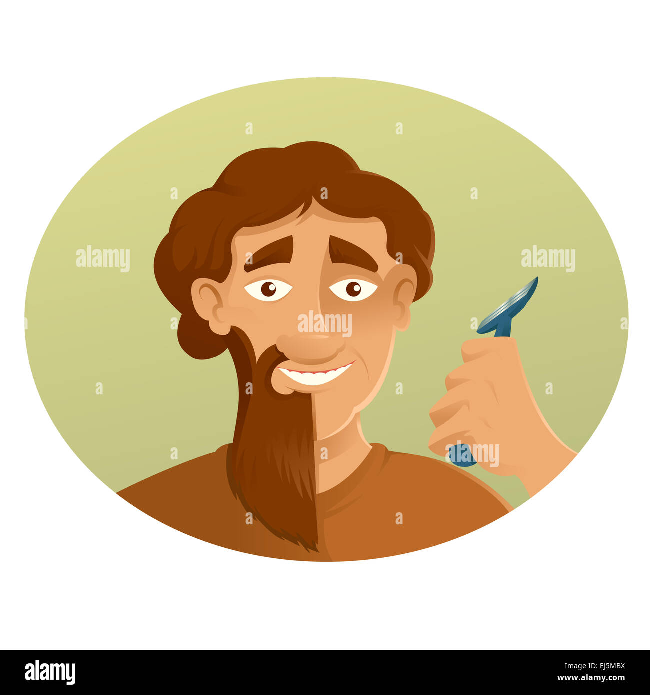 Vector background image mirror Cut Out Stock Images & Pictures - Alamy