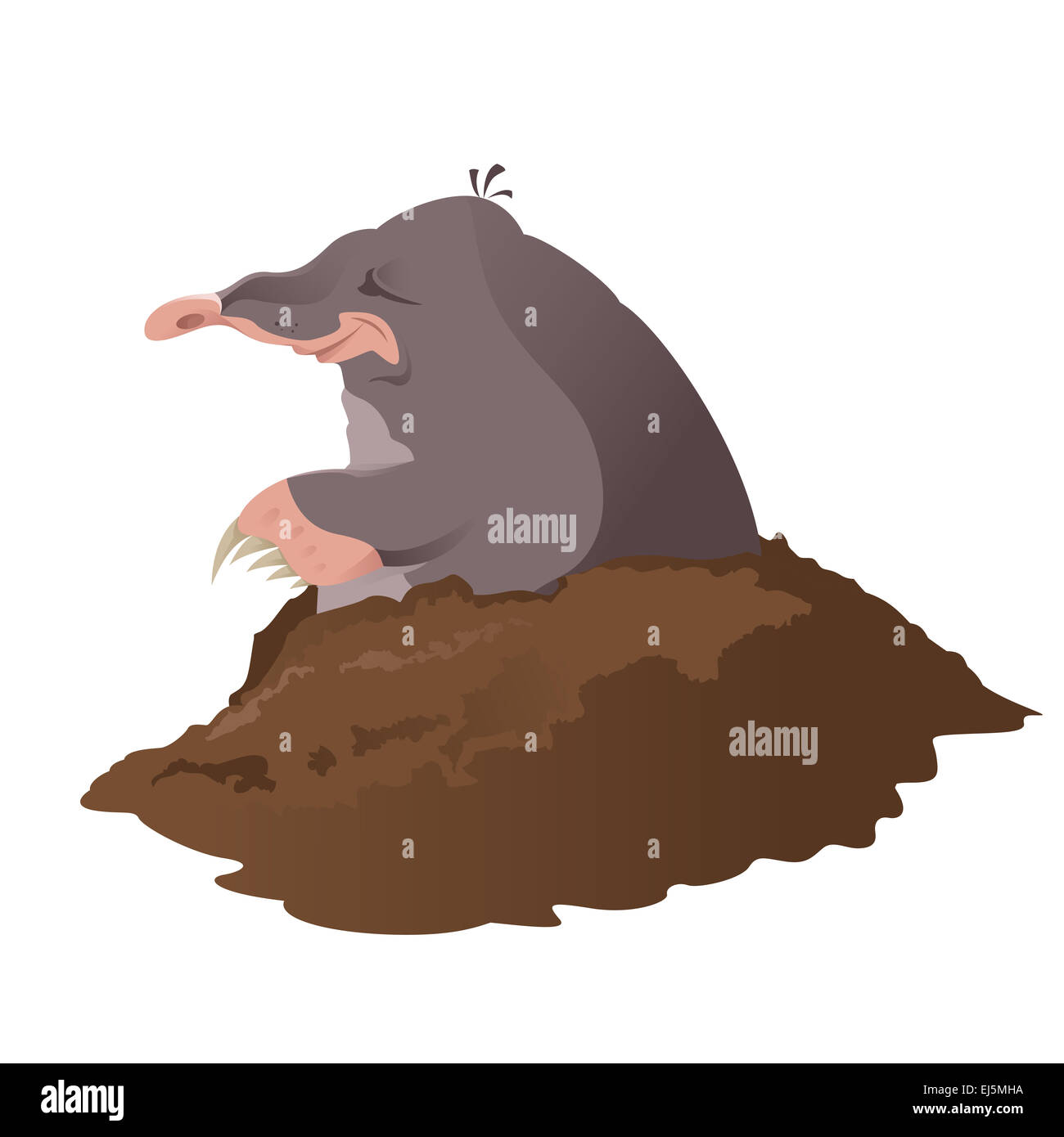 Cartoon mole hi-res stock photography and images - Alamy