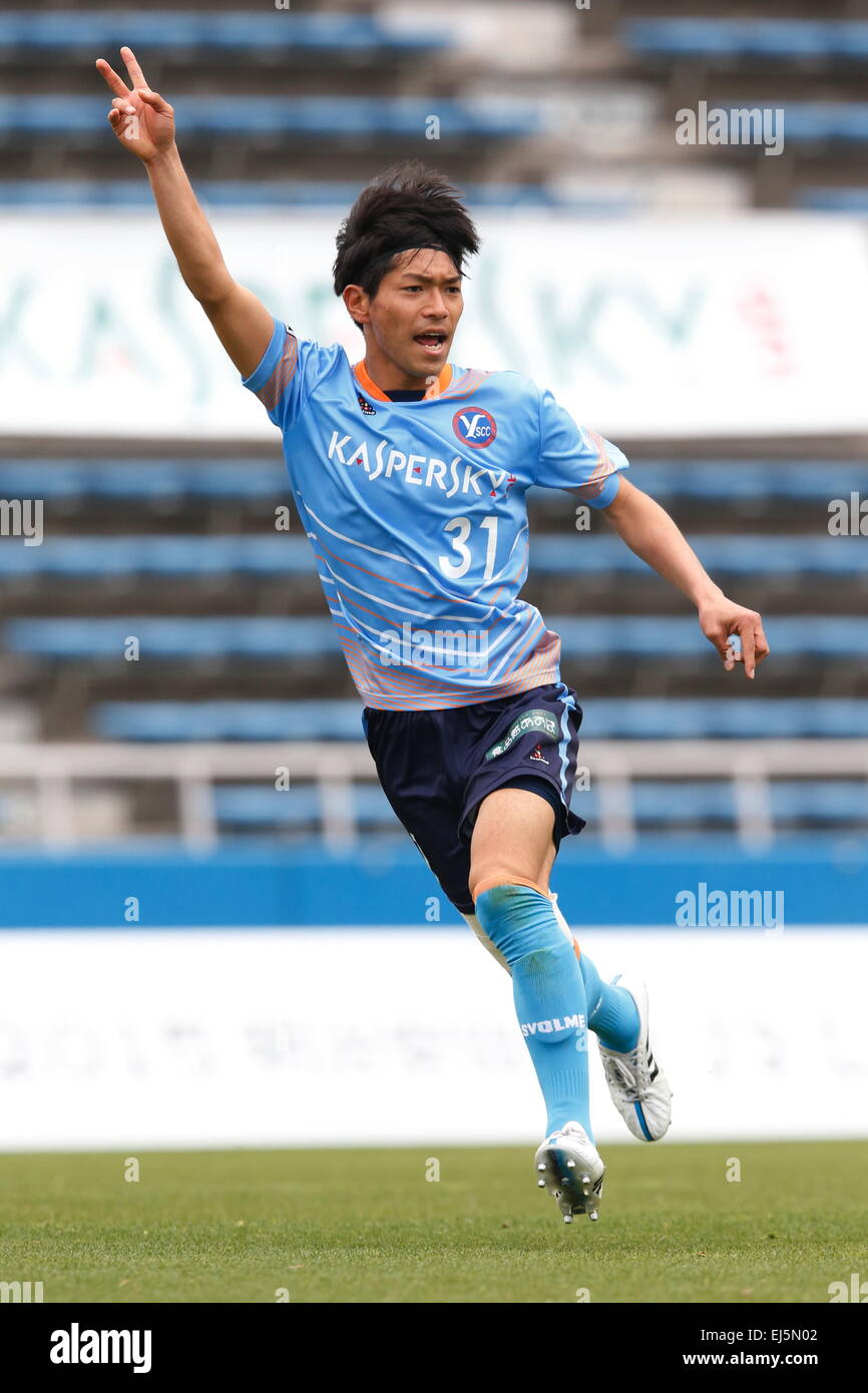 NHK Spring Mitsuzawa Football Stadium, Kanagawa, Japan. 21st Mar, 2015. Norimasa Nakanishi (Y.S ...