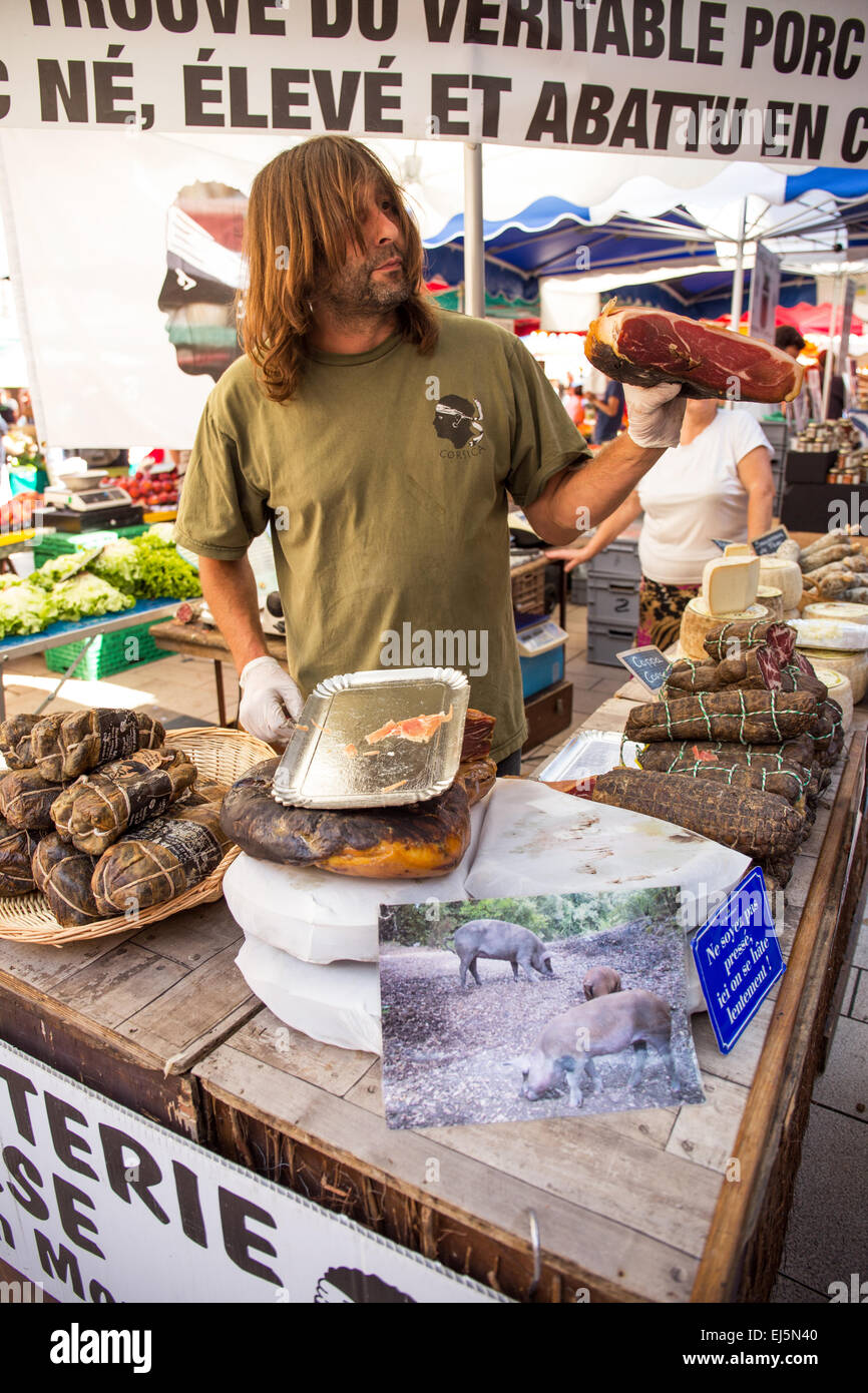Typical french france beaune market stall hi-res stock photography and ...