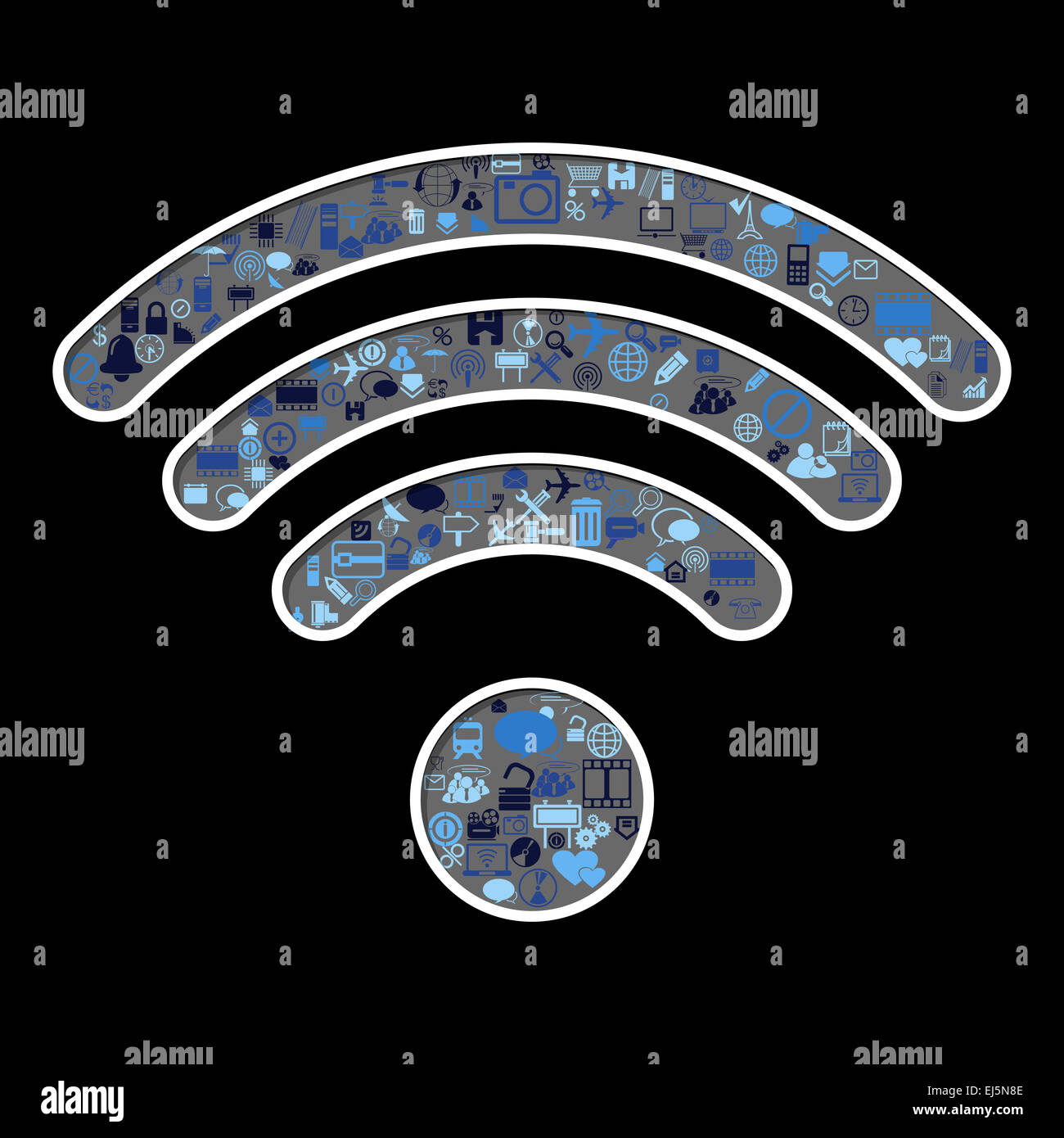 Wi Fi symbol Stock Photo - Alamy