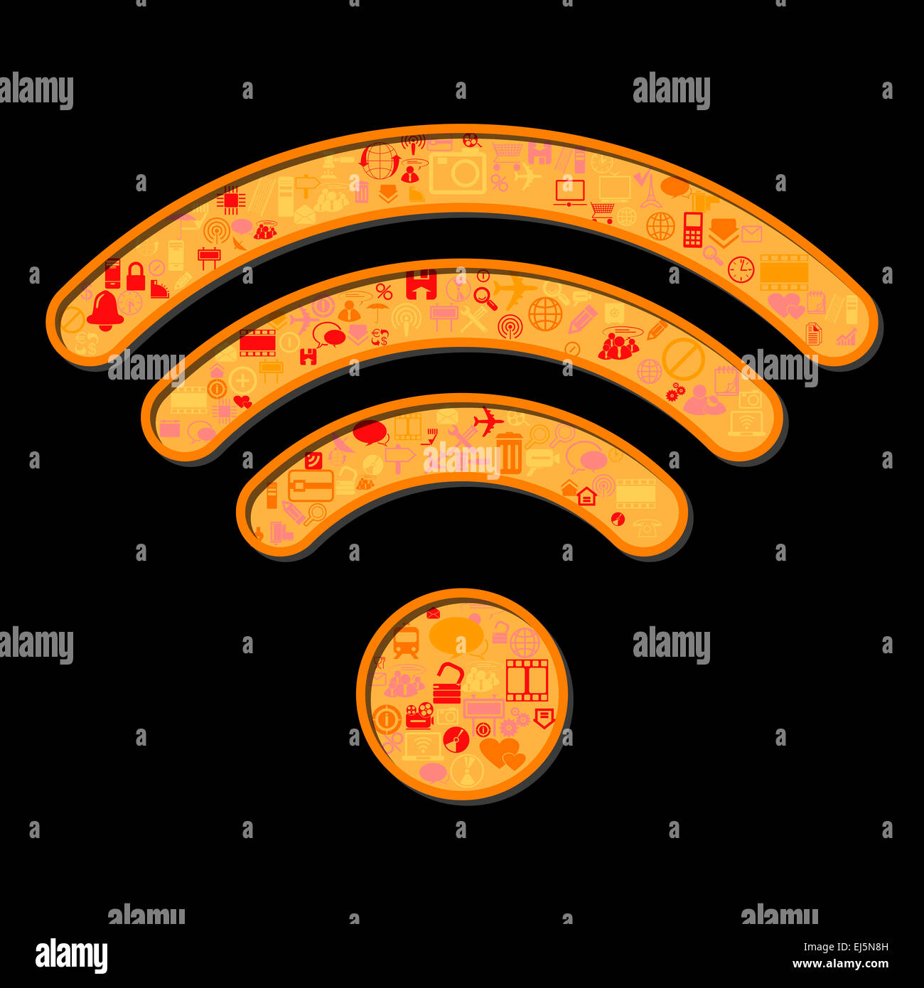 Wi Fi symbol Stock Photo - Alamy