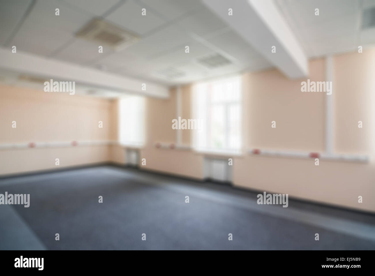 Common generic office building interior blur background Stock Photo - Alamy