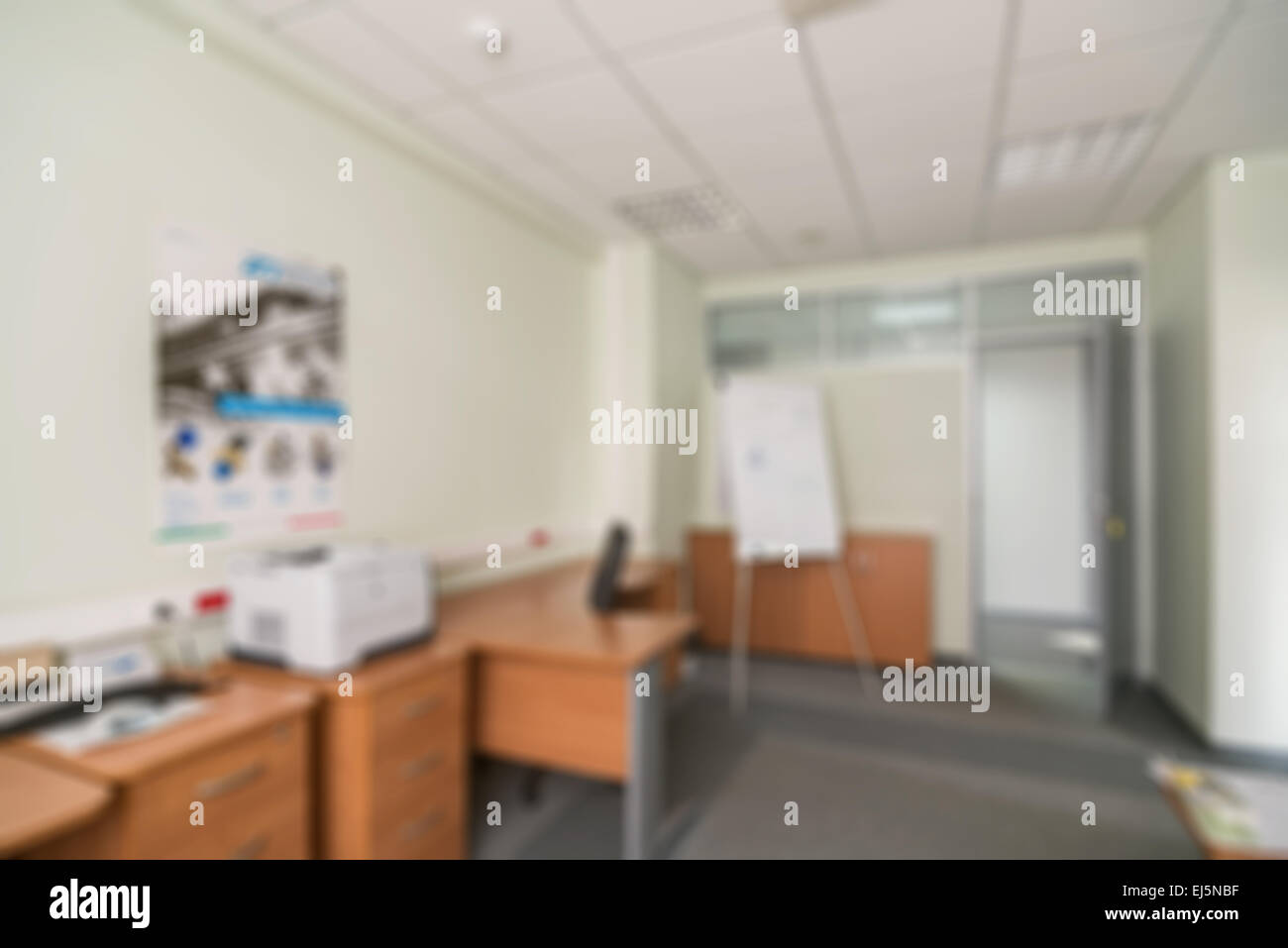 Common generic office building interior blur background Stock Photo - Alamy
