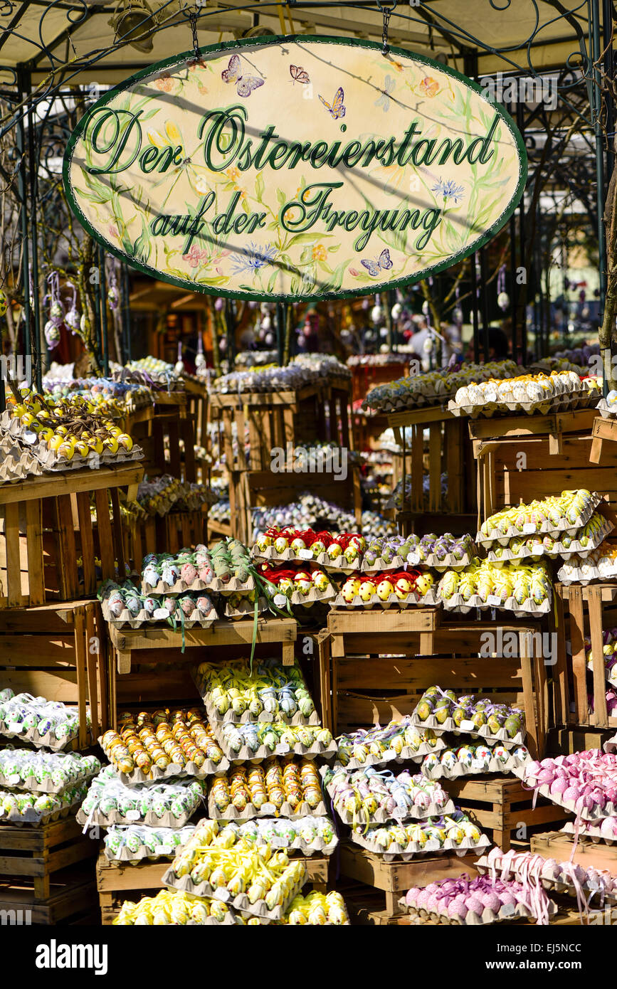Vienna, Freyung, Altwiener Ostermarkt, Viennese Easter Market, Austria ...