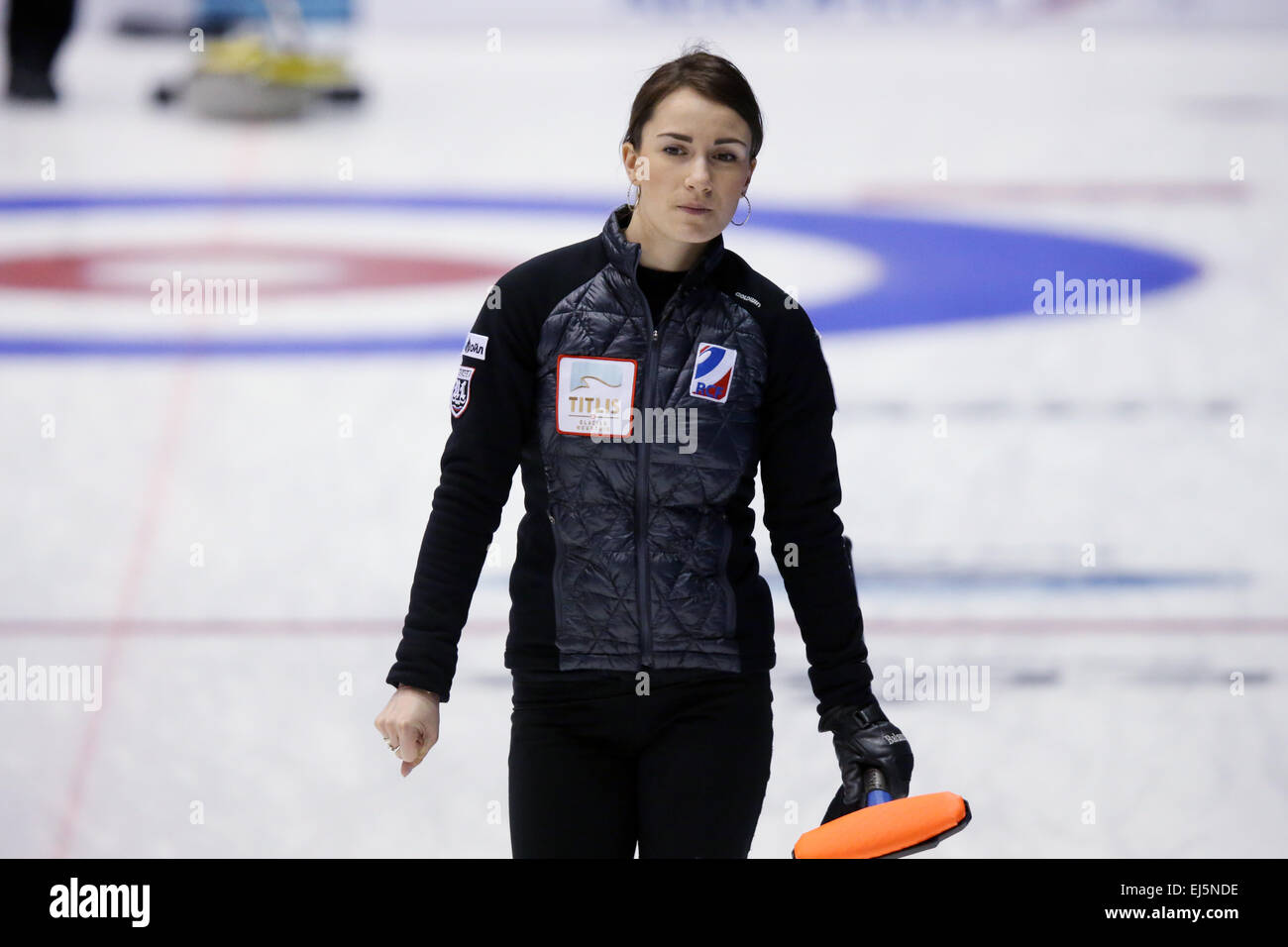 Sapporo, Hokkaido, Japan. 17th Mar, 2015. Sidorova Anna (RUS) Curling ...