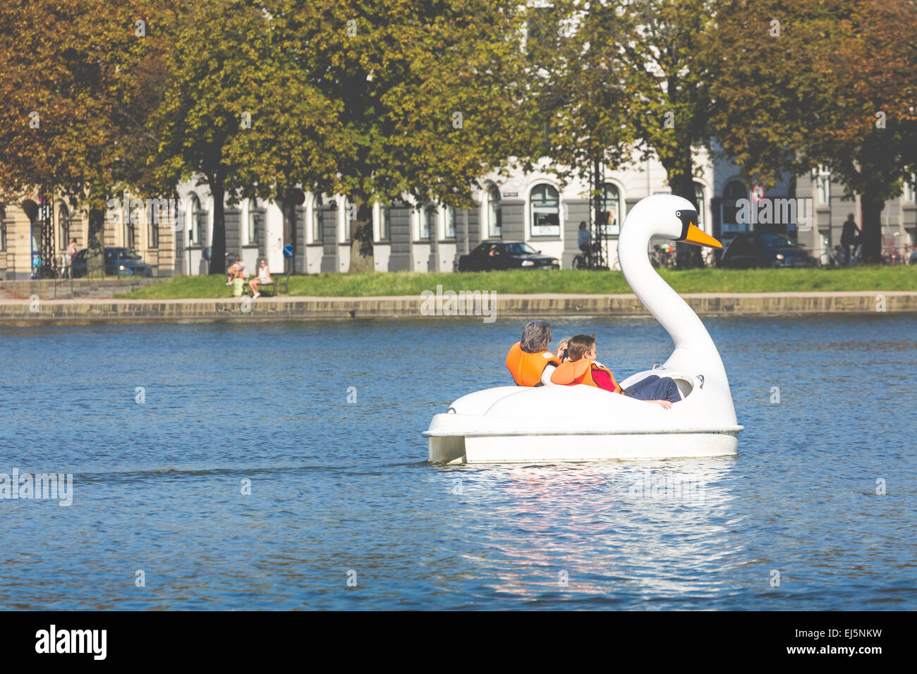 Copenhagen swan canal hi-res stock photography and images - Alamy