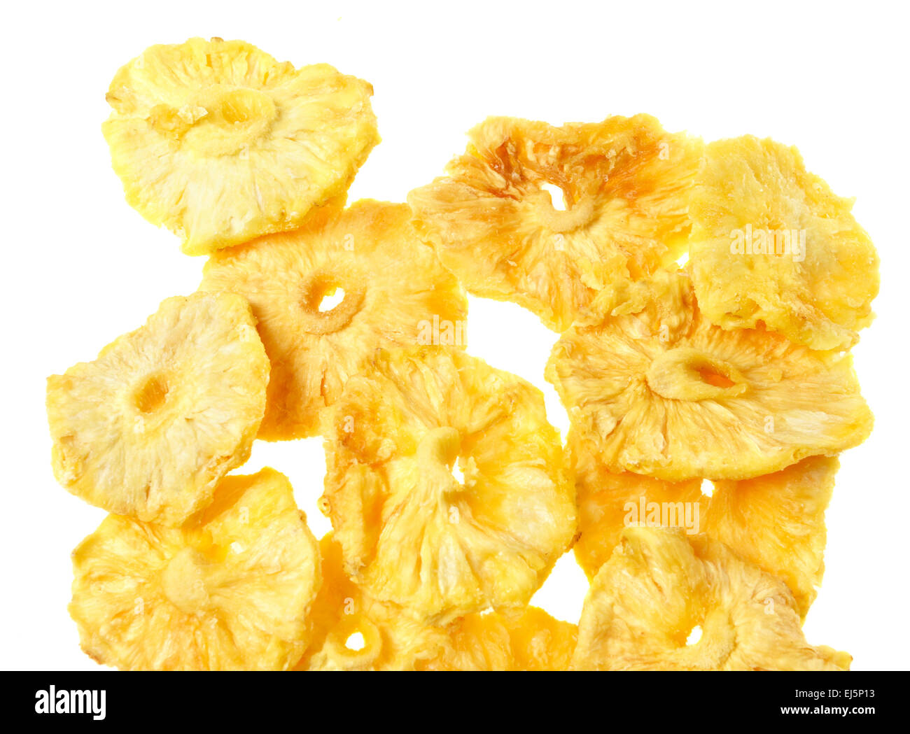 Dried pineapple rings Stock Photo - Alamy