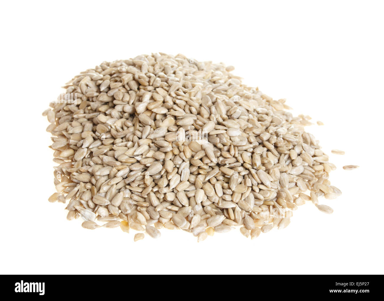 Heap of sunflower seeds isolated on white Stock Photo - Alamy