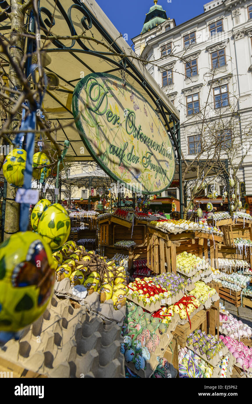 Vienna, Freyung, Altwiener Ostermarkt, Viennese Easter Market, Austria ...