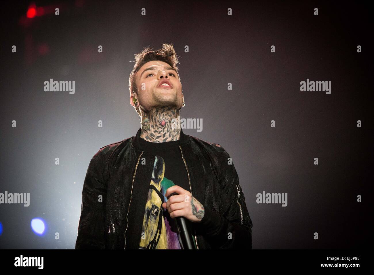 Fedez performs live at Mediolanum Forum in Assago Milan, Italy ...