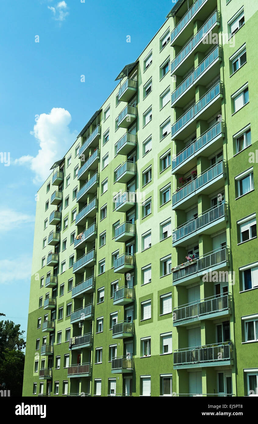 High apartment building Stock Photo - Alamy