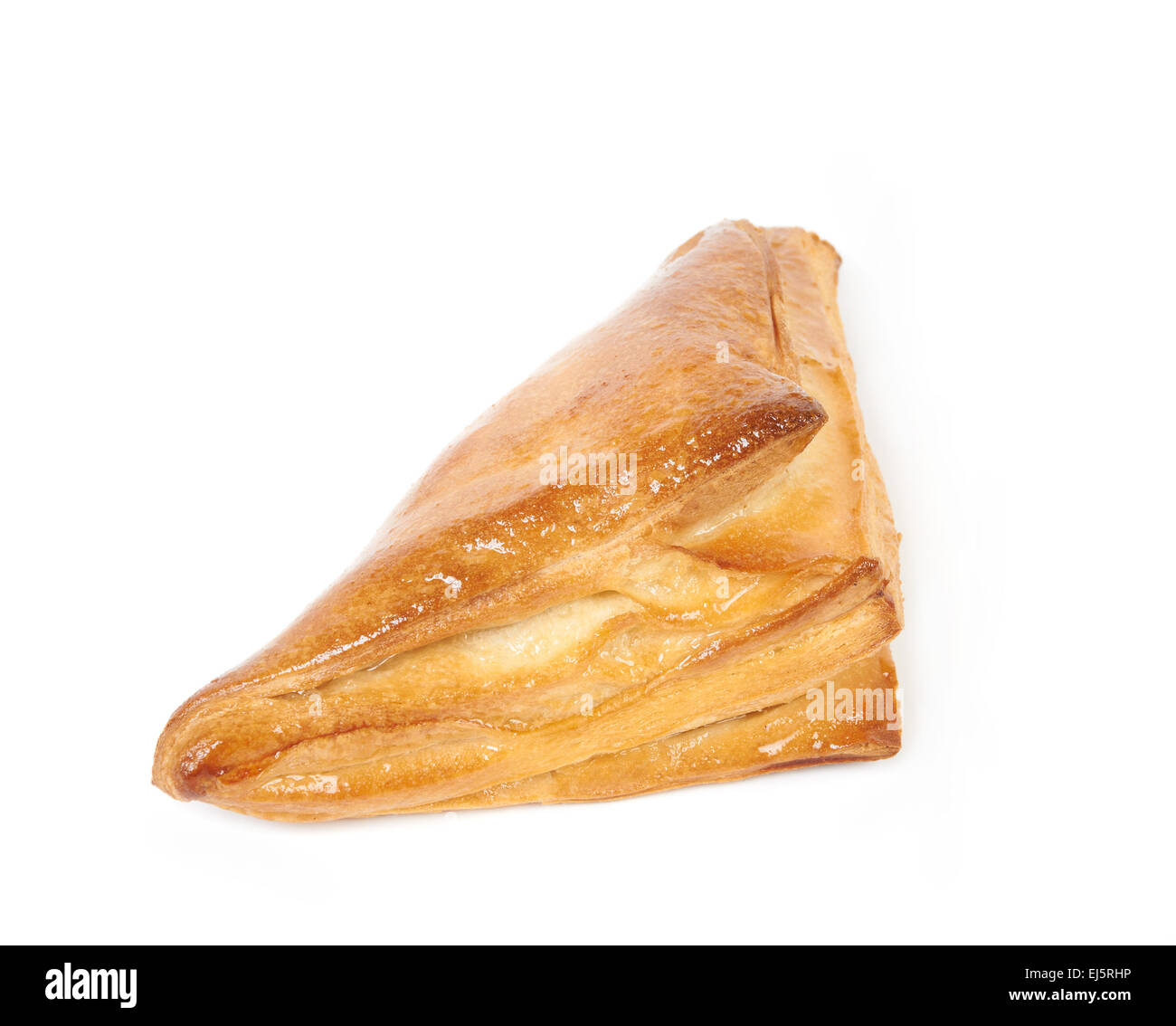 Puff pastry roll isolated on the white background Stock Photo - Alamy