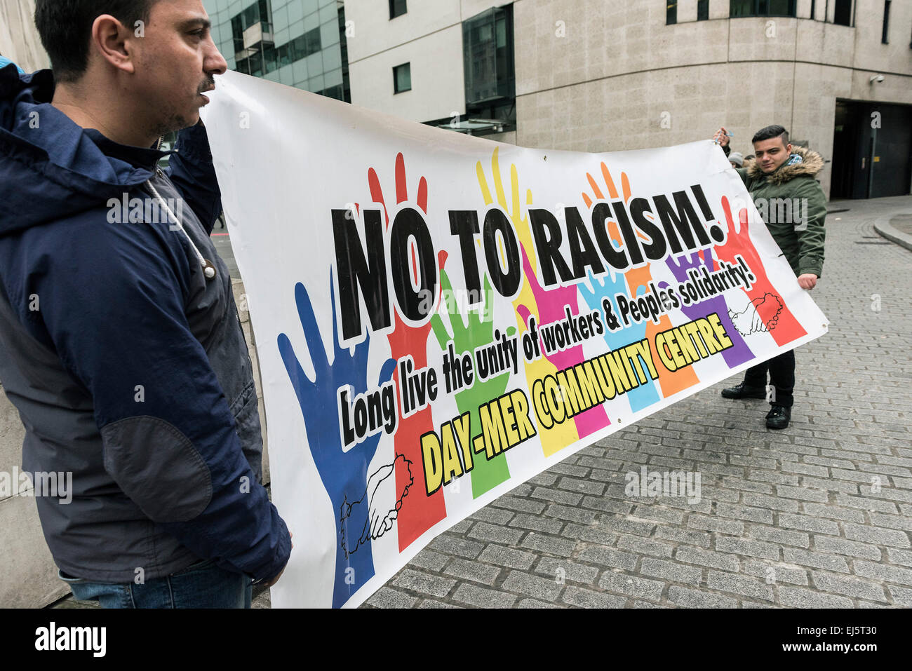 A national demonstration against racism and fascism organised by Stand ...