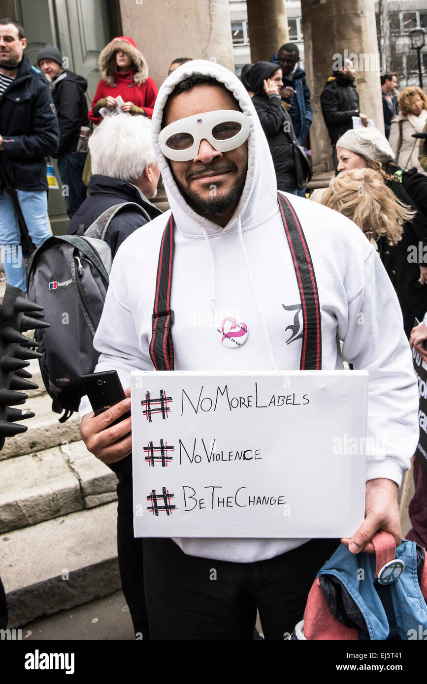 A national demonstration against racism and fascism organised by Stand ...