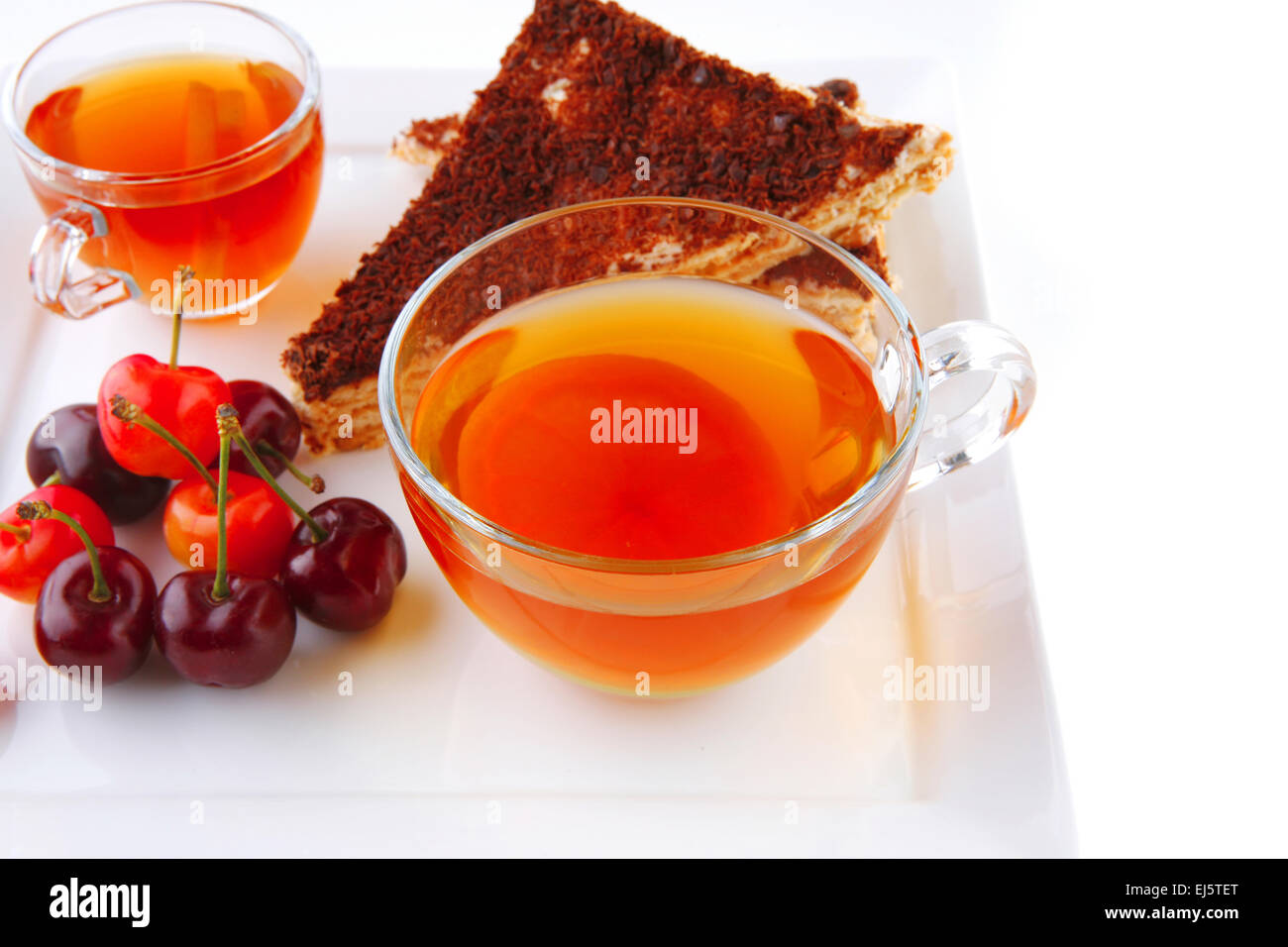 Cup of Fruit Tea Stock Photo - Alamy