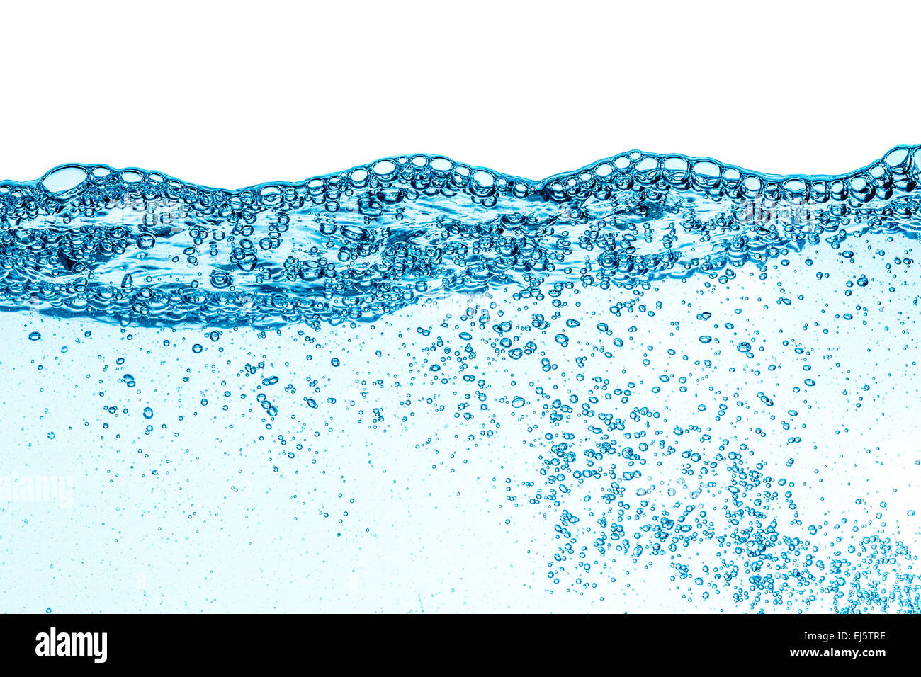 Many bubbles in water close up, abstract water wave with bubbles Stock ...