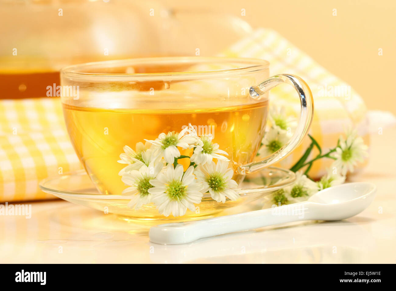 Cup of Fruit Tea Stock Photo - Alamy