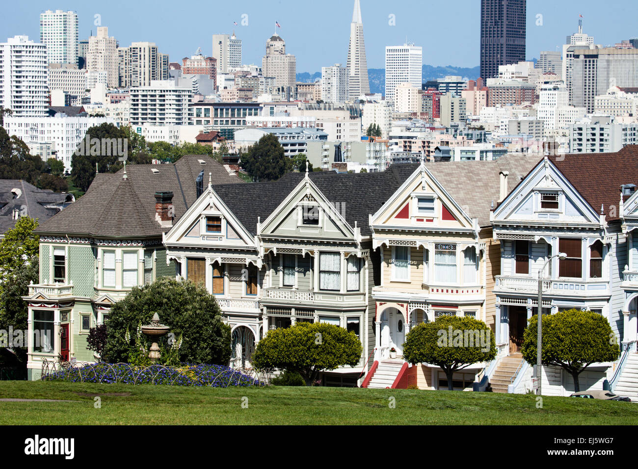 Alamo Square, San Francisco, USA Stock Photo - Alamy