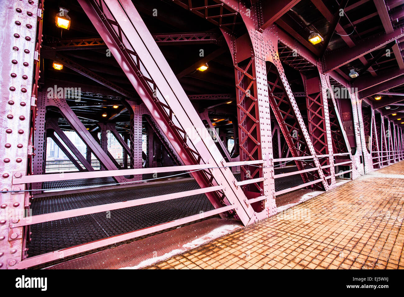 City Bridge in Chicago Stock Photo - Alamy