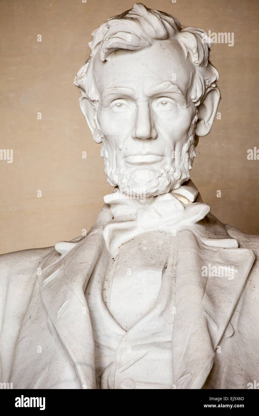 Abraham Lincoln monument in Washington, DC Stock Photo - Alamy