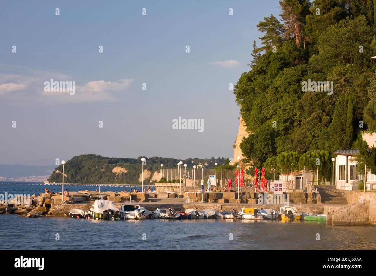 Bay of Fiesa, Piran, Istria, Adria, Slovenia Stock Photo - Alamy