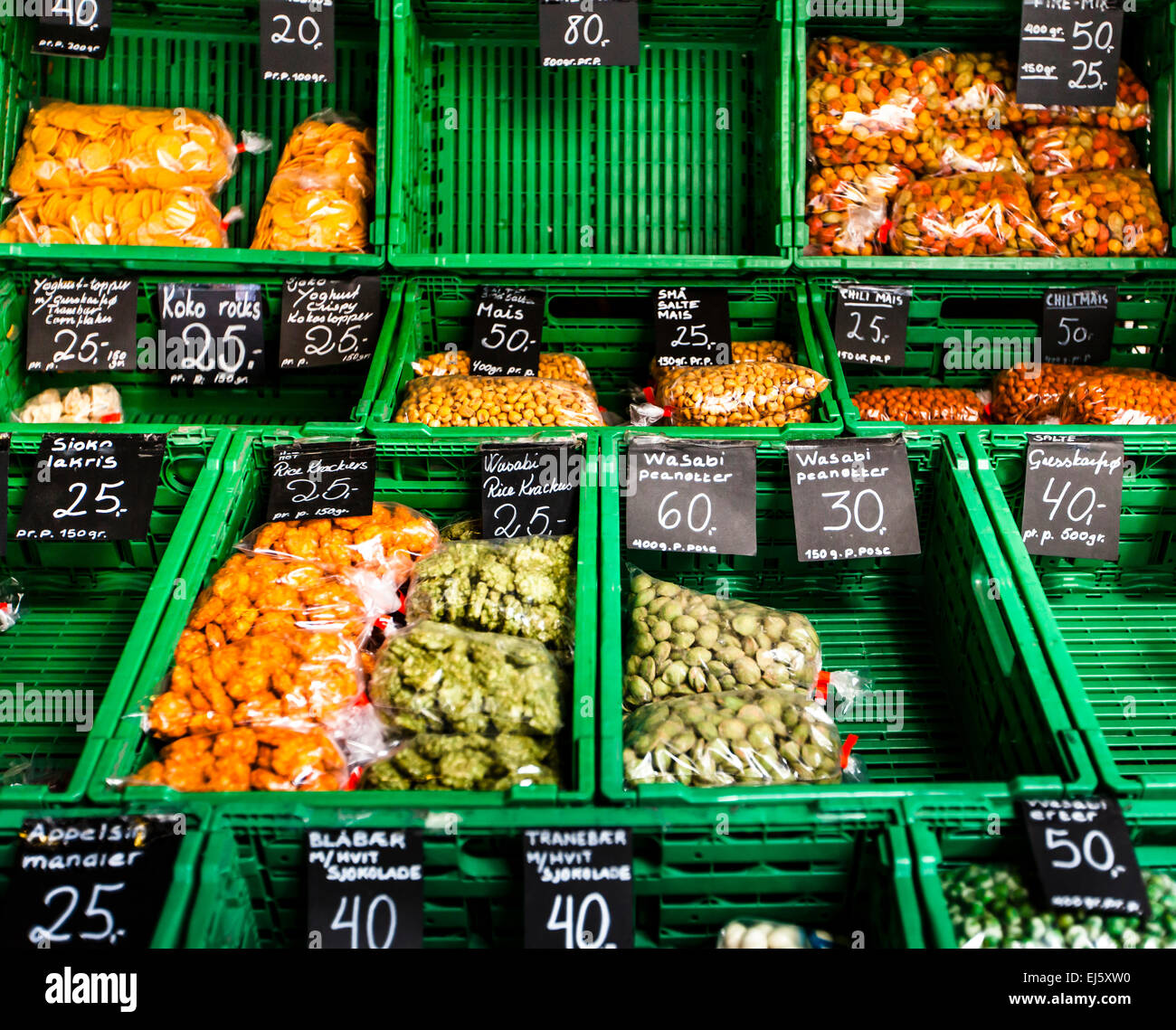 Vegetable market in Oslo, Norway Stock Photo - Alamy