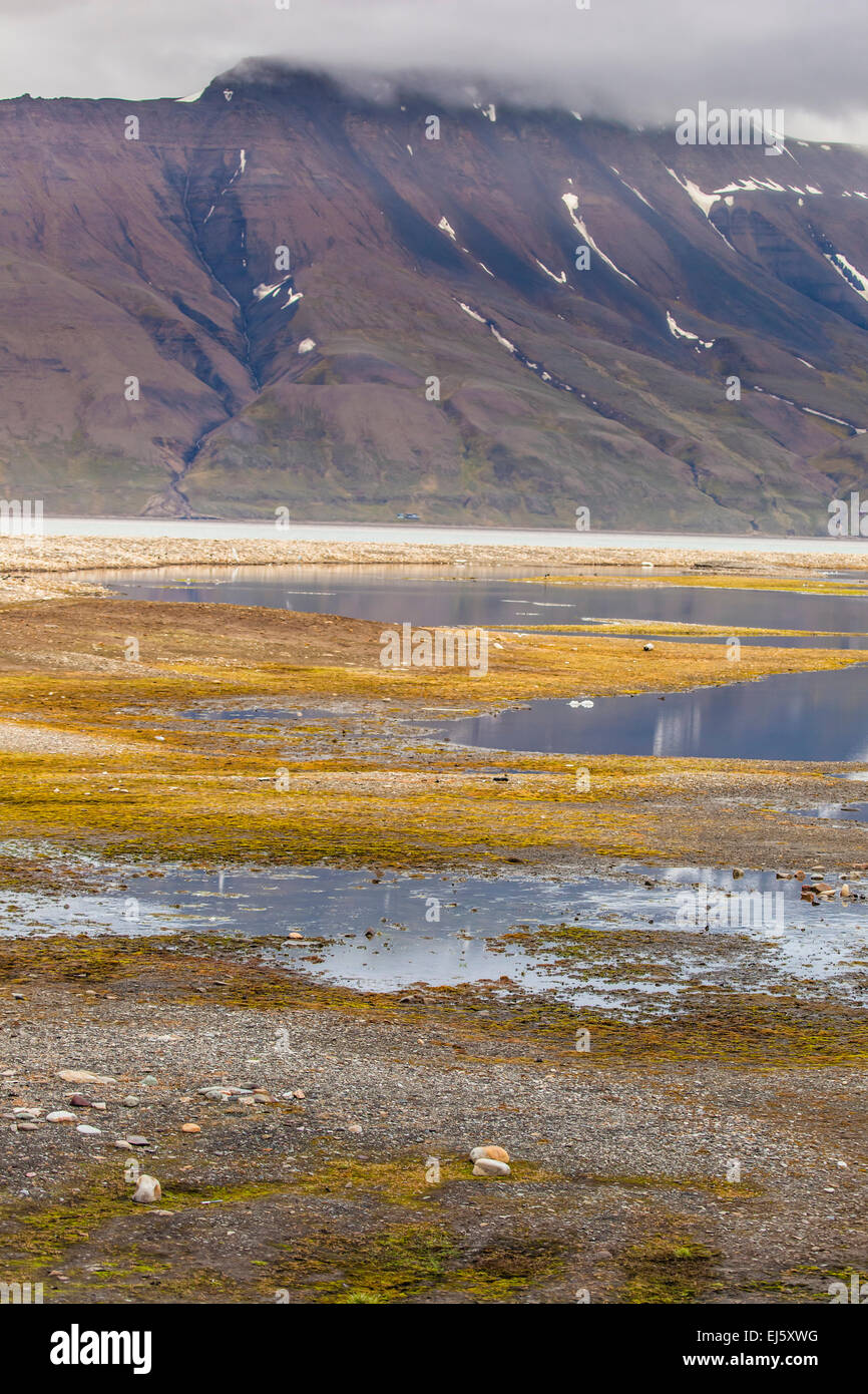 Beautiful scenic view of Spitsbergen (Svalbard island), Norway Stock ...