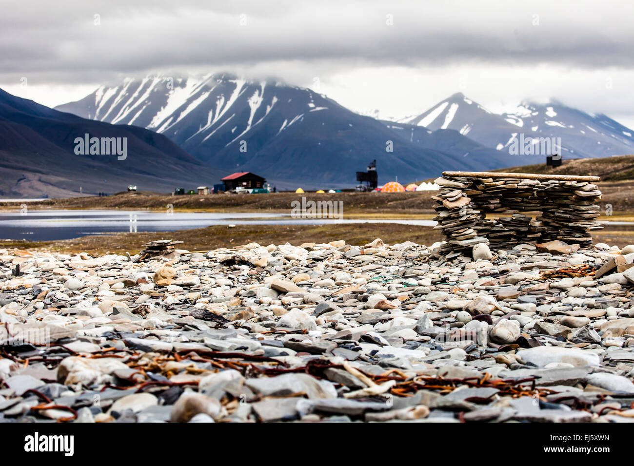 Beautiful scenic view of Spitsbergen (Svalbard island), Norway Stock ...