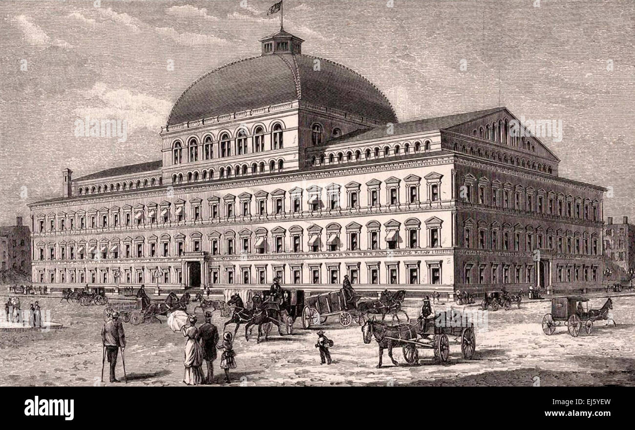 The New Pension Building, Washington, DC 1884 Stock Photo - Alamy